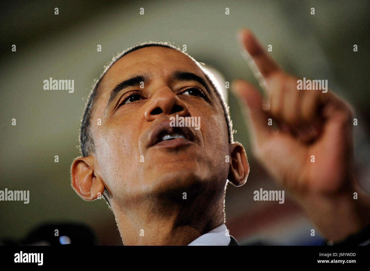 United States President Barack Obama gives a speech on reforming ...