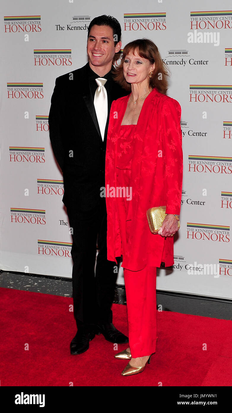 Suzanne Farrell, one of the 2005 Kennedy Center honorees, arrives with ...