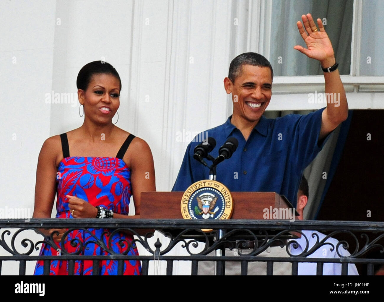 United States President Barack Obama and First Lady Michelle Obama ...