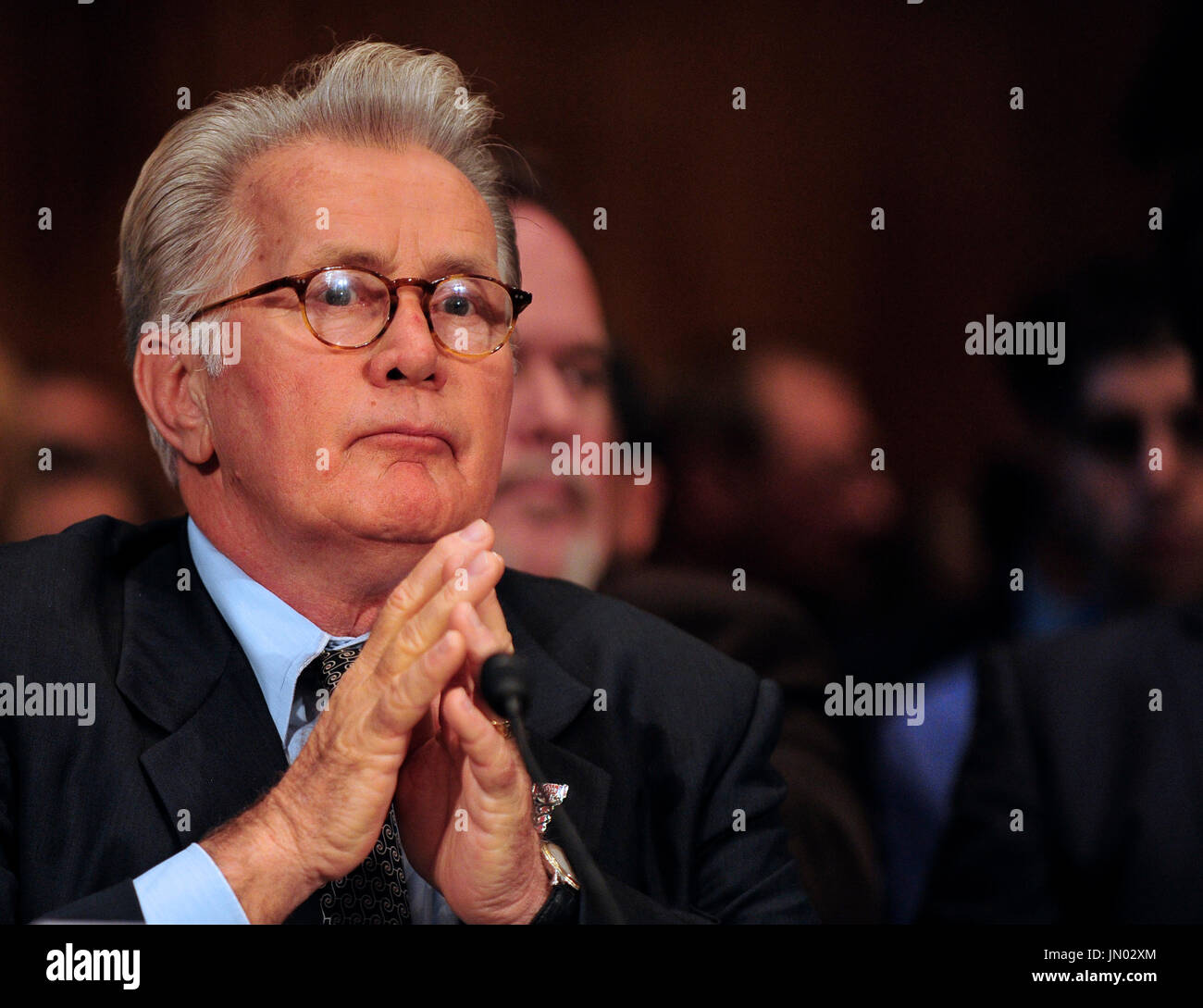 Actor Martin Sheen testifies during a hearing before the United States ...