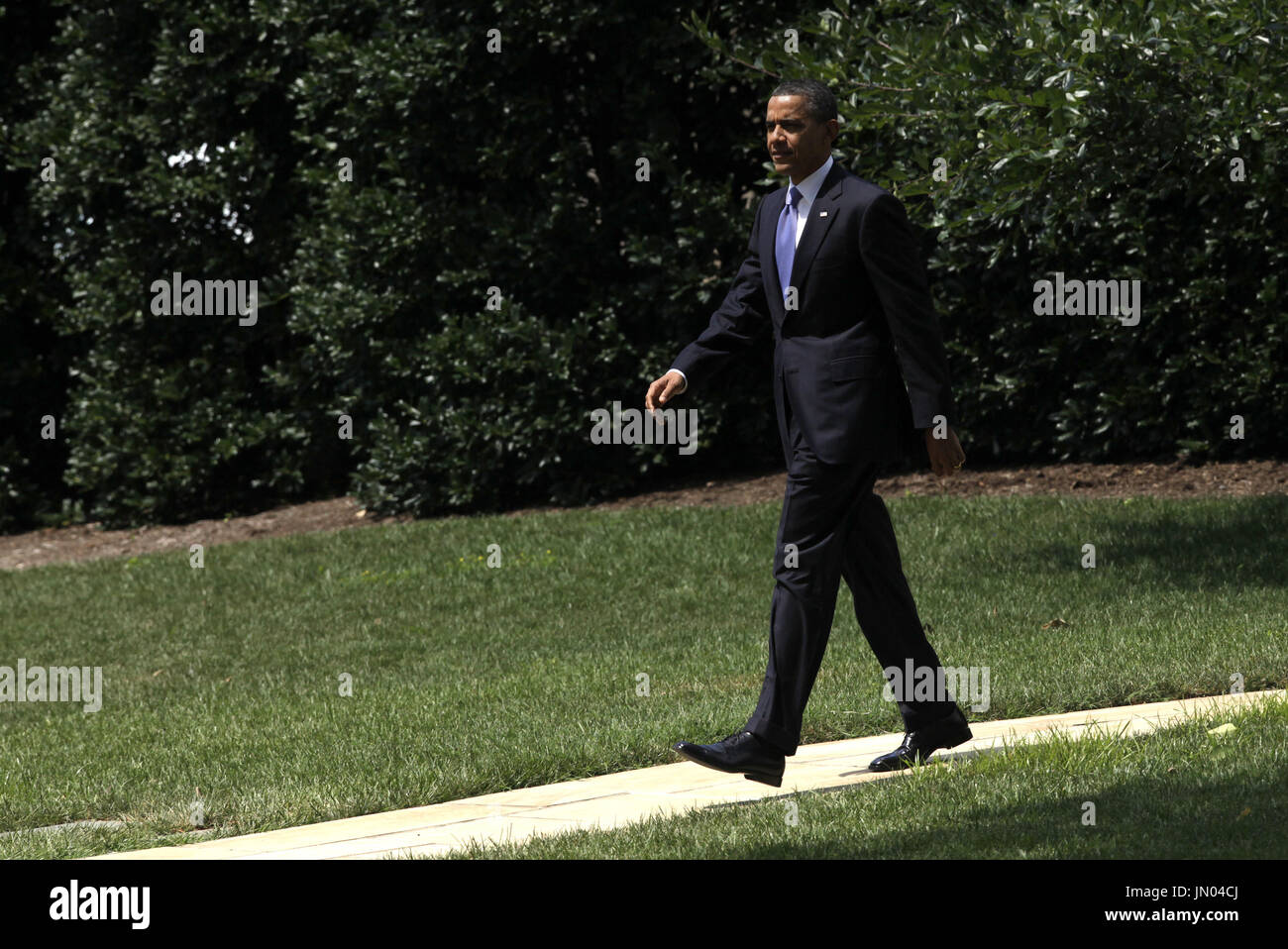 United States President Barack Obama walks from the Oval Office of The ...