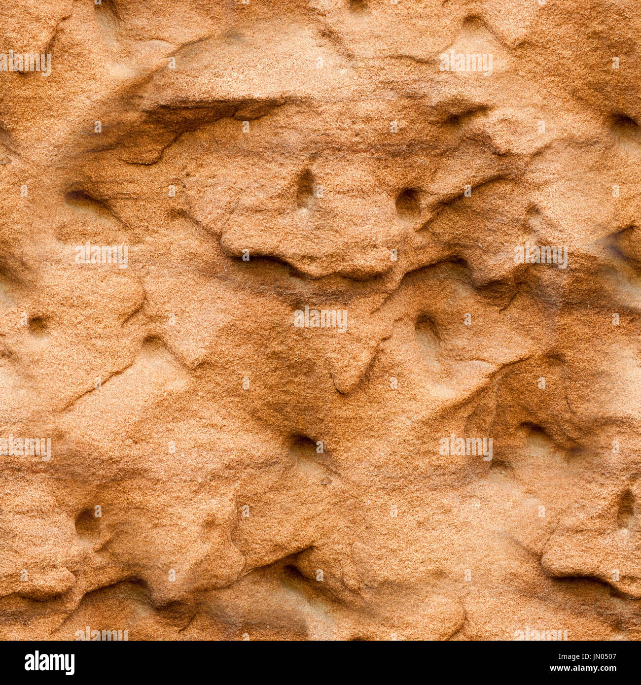 seamless stone wall painted light orange, background, texture Stock ...