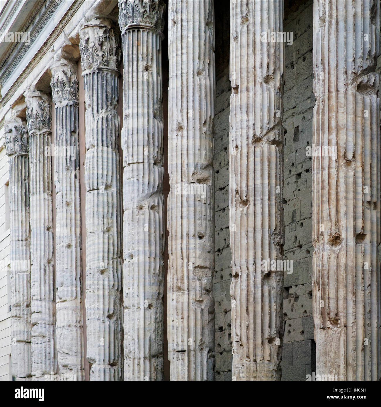 Corinthian Granite Columns in Pantheon in Rome, Italy Stock Photo - Alamy