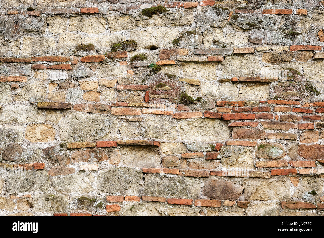 Old brick wall texture, Rome, Lazio region, Italy Stock Photo - Alamy