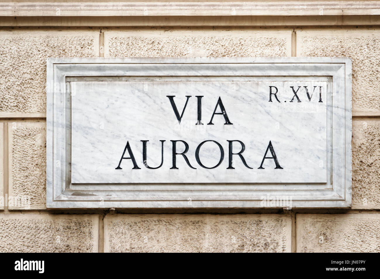 Via aurora hi-res stock photography and images - Alamy