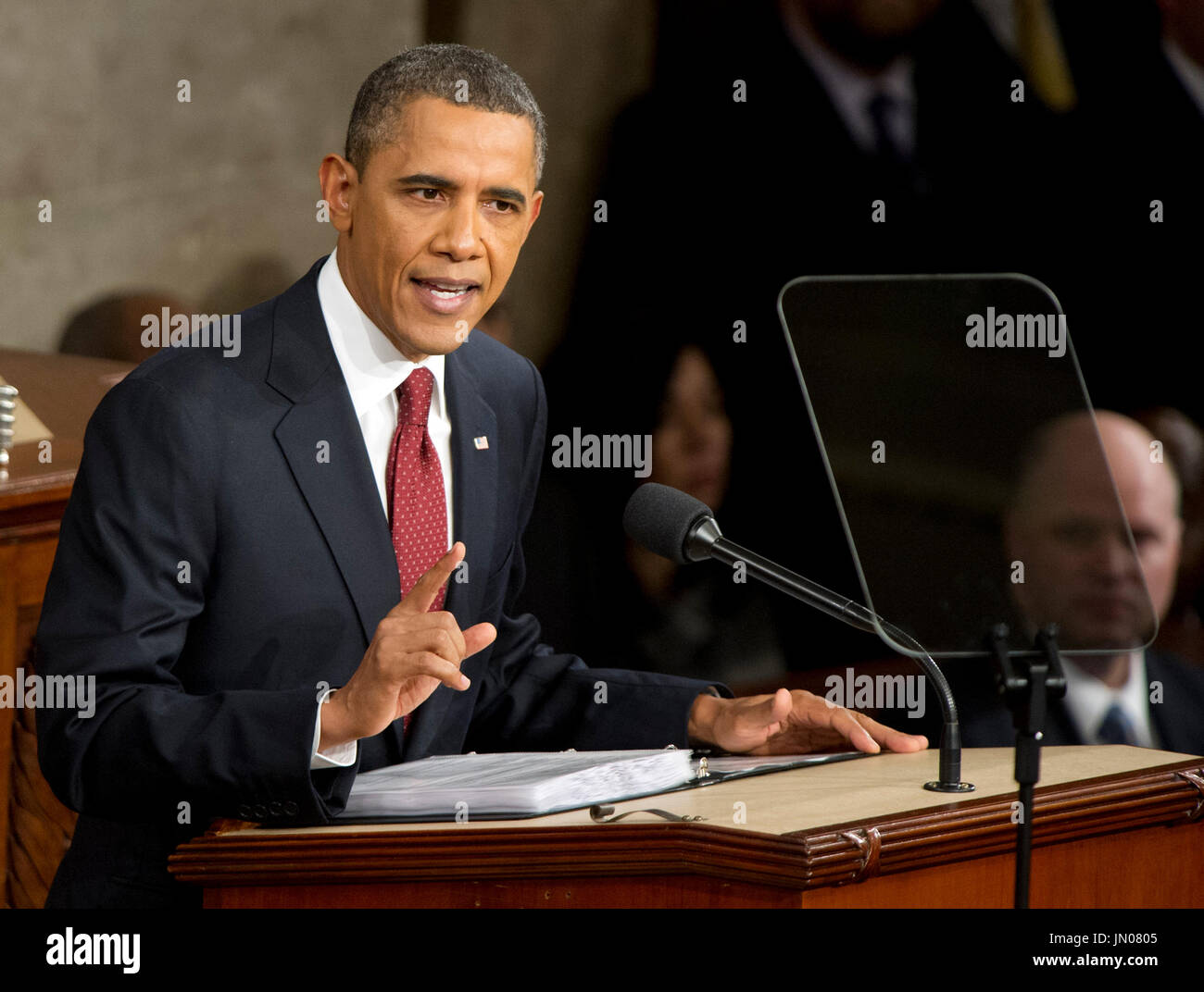 United States President Barack Obama delivers his State of the Union ...