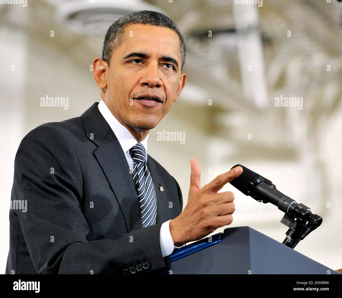 United States President Barack Obama delivers remarks to students on ...
