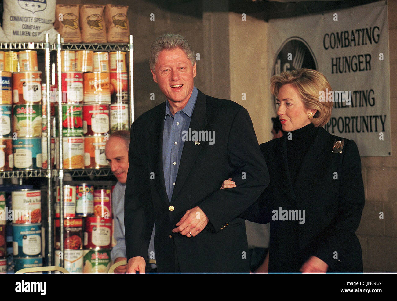 United States President Bill Clinton and first lady Hillary Rodham ...