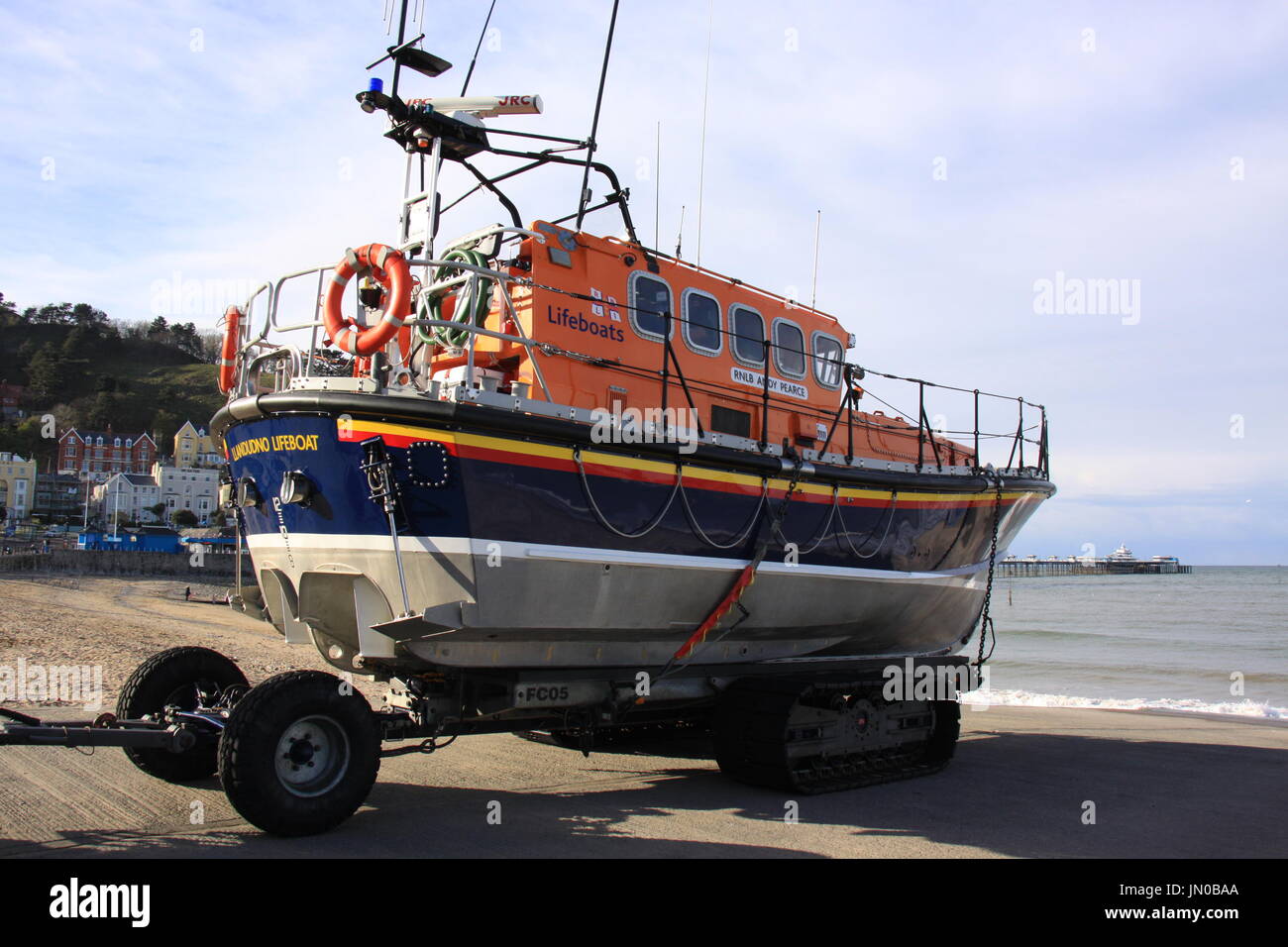 Llandudno lifeboat hi-res stock photography and images - Alamy
