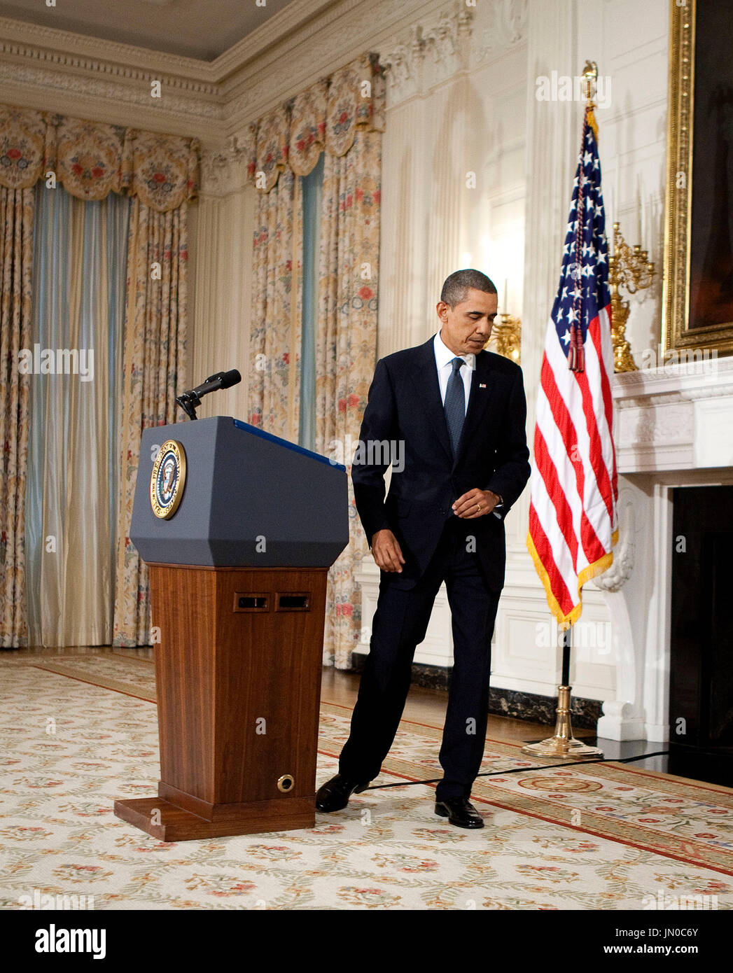 United States President Barack Obama speaks about the shooting of U.S ...