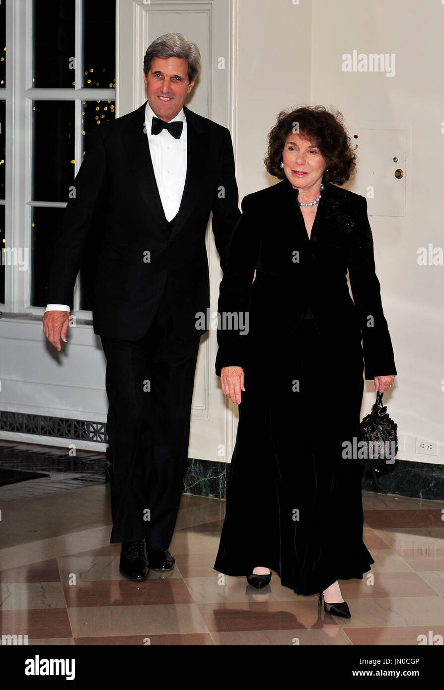 United States Senator John Kerry (Democrat of Massachusetts) and Teresa ...