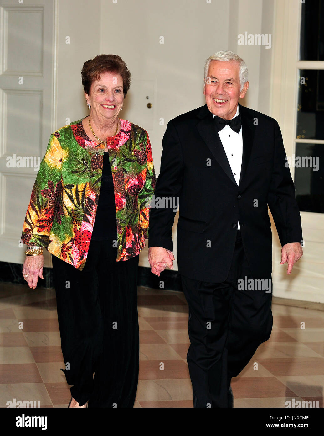 United States Senator Richard Lugar (Republican of Indiana) and ...