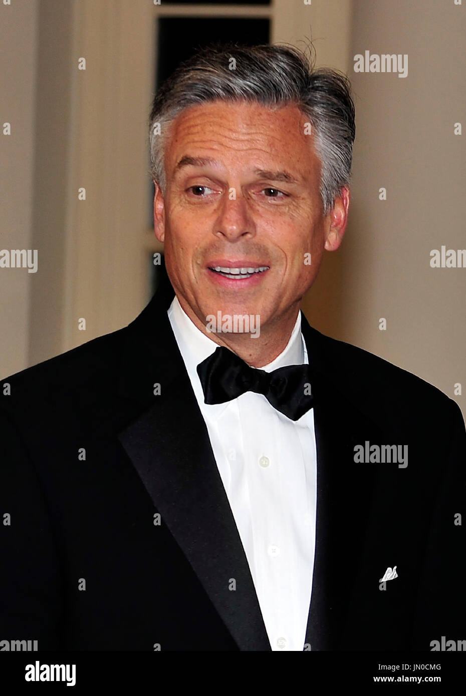 United States Ambasador to China Jon Huntsman arrives for the State ...