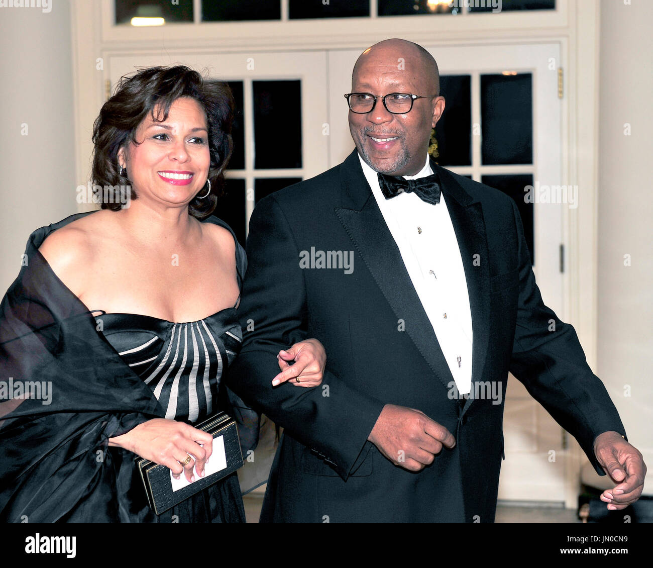 United States Trade Representative Ron Kirk and his wife, Matrice Ellis ...