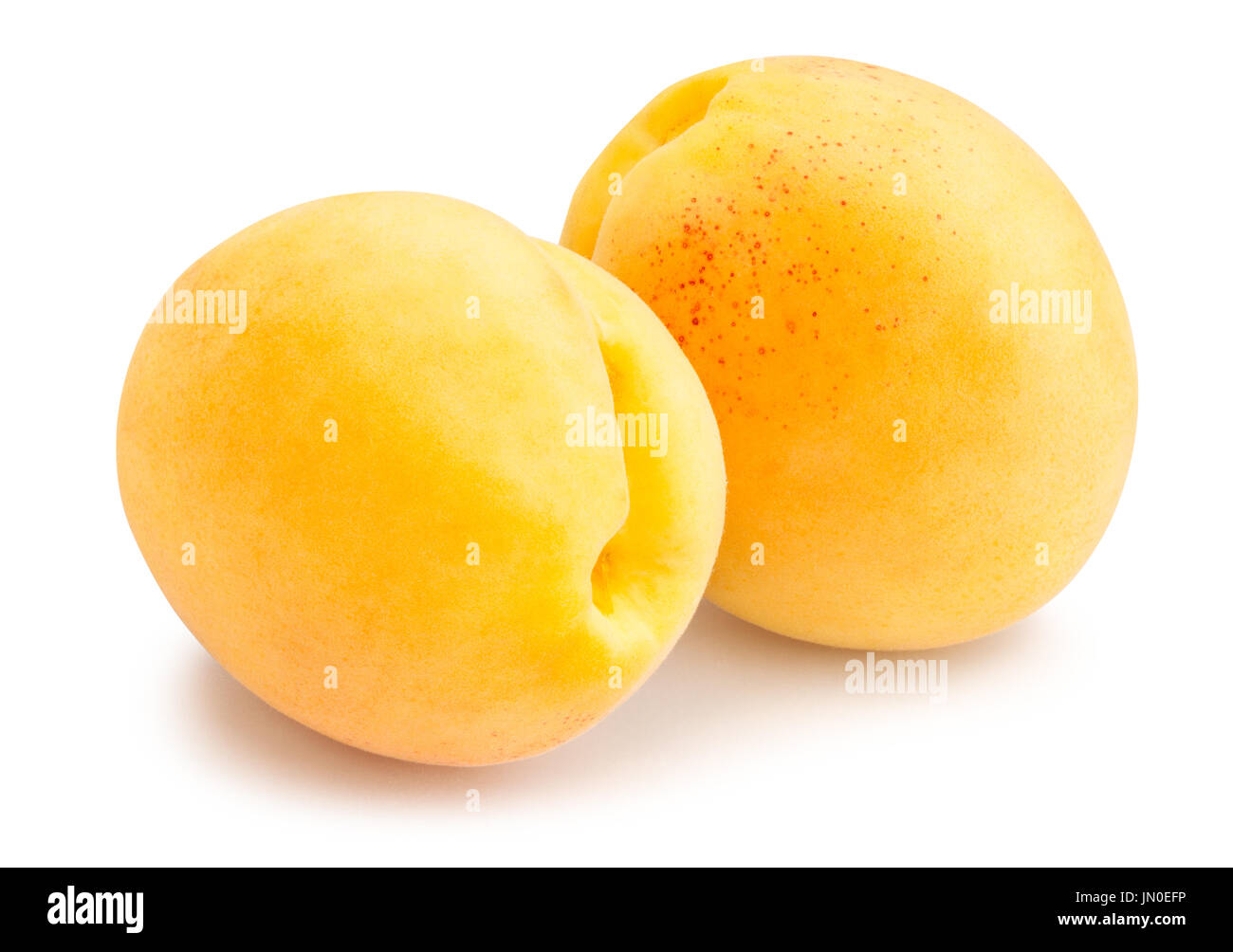 yellow apricot path isolated Stock Photo - Alamy