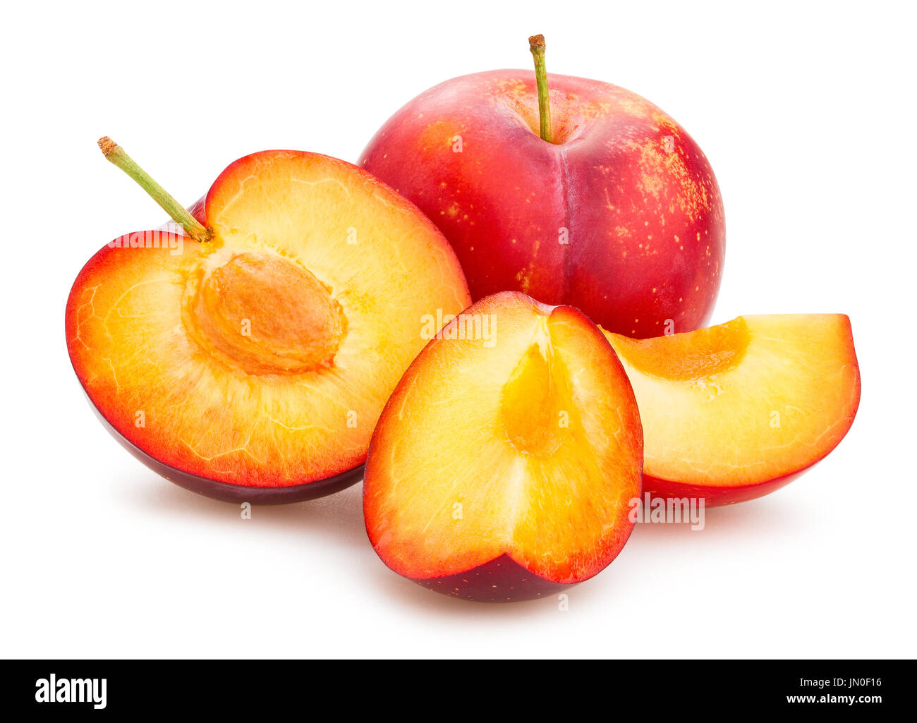 Four plums hi-res stock photography and images - Alamy