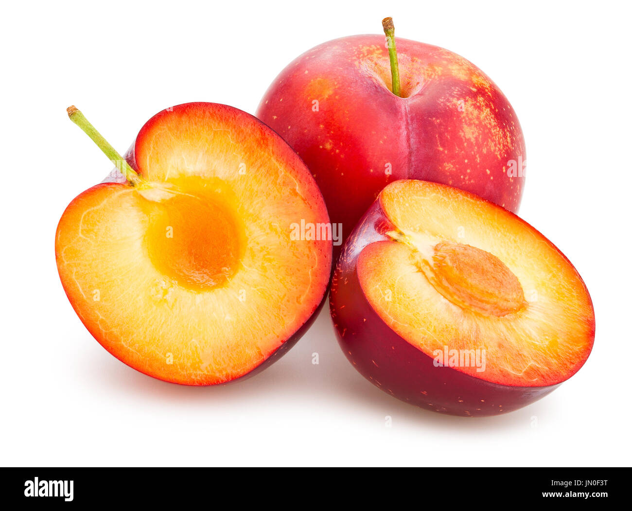 Sliced plums hi-res stock photography and images - Alamy