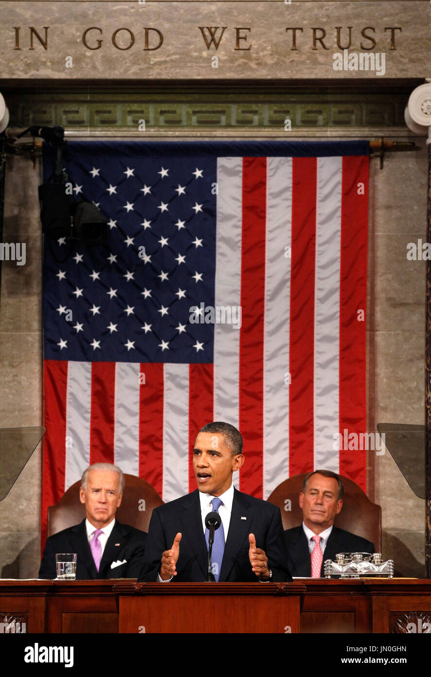 United States President Barack Obama addresses a joint session of the ...