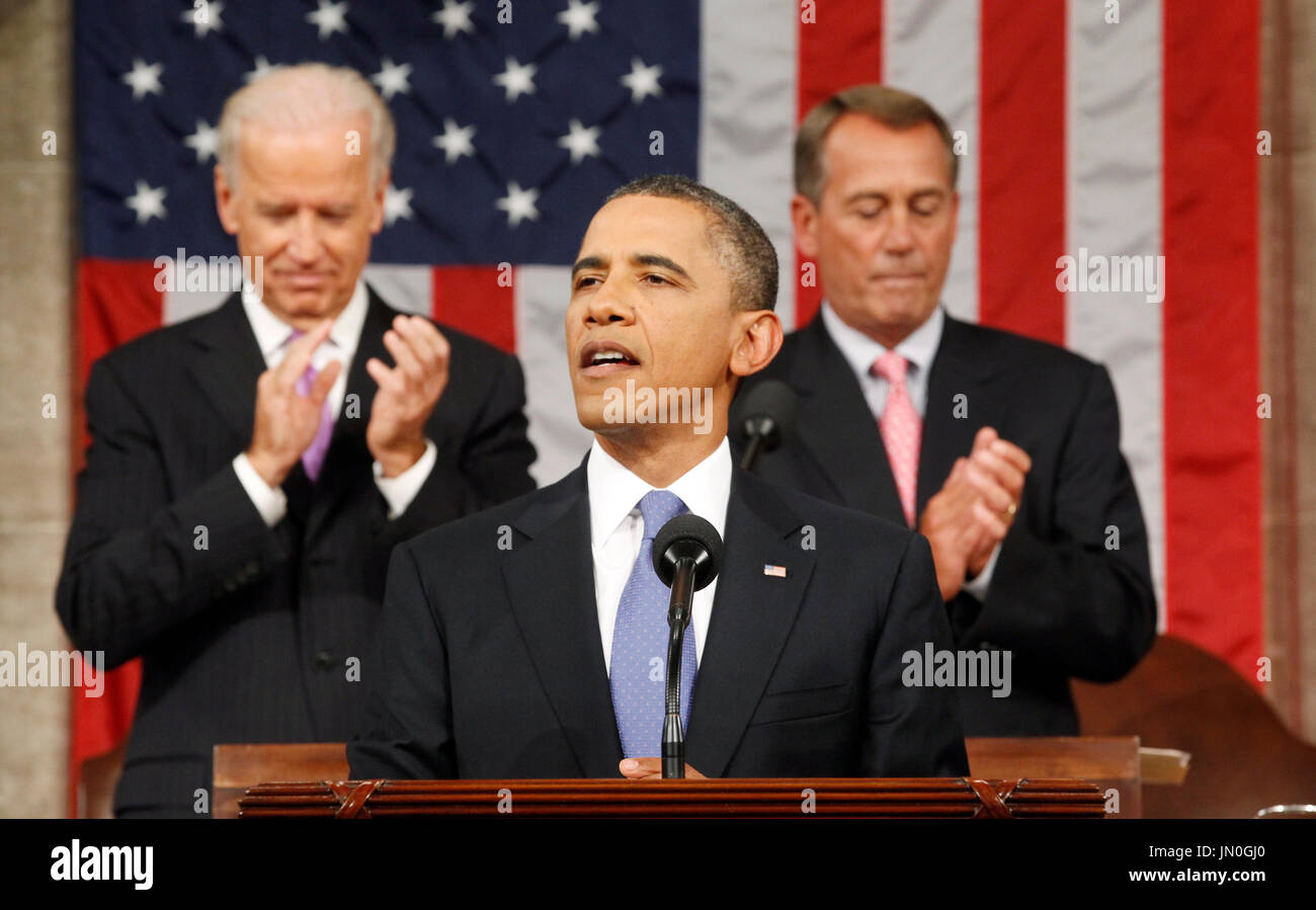 United States President Barack Obama addresses a joint session of the ...