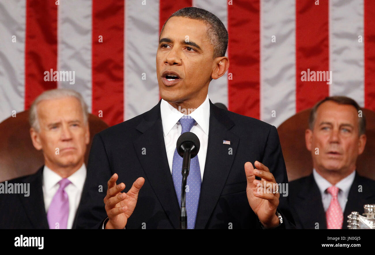 United States President Barack Obama addresses a joint session of the ...