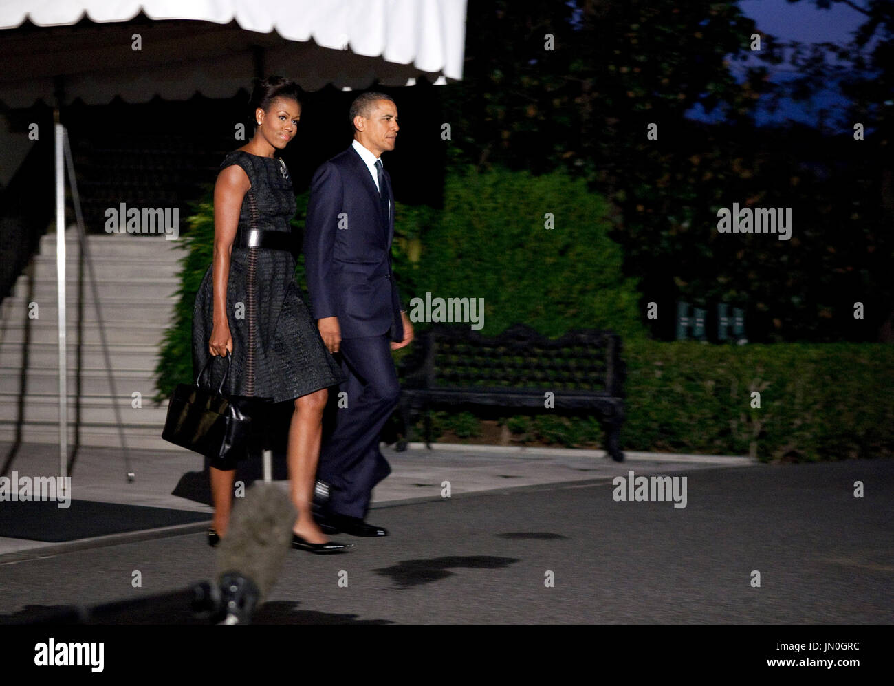United States President Barack Obama and First Lady Michelle Obama ...