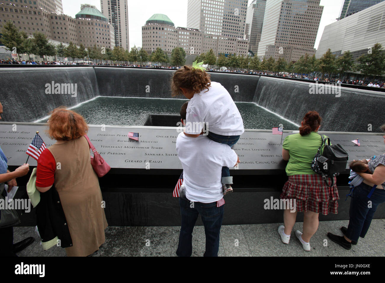 On the 10th anniversary of the September 11th attacks, family members ...