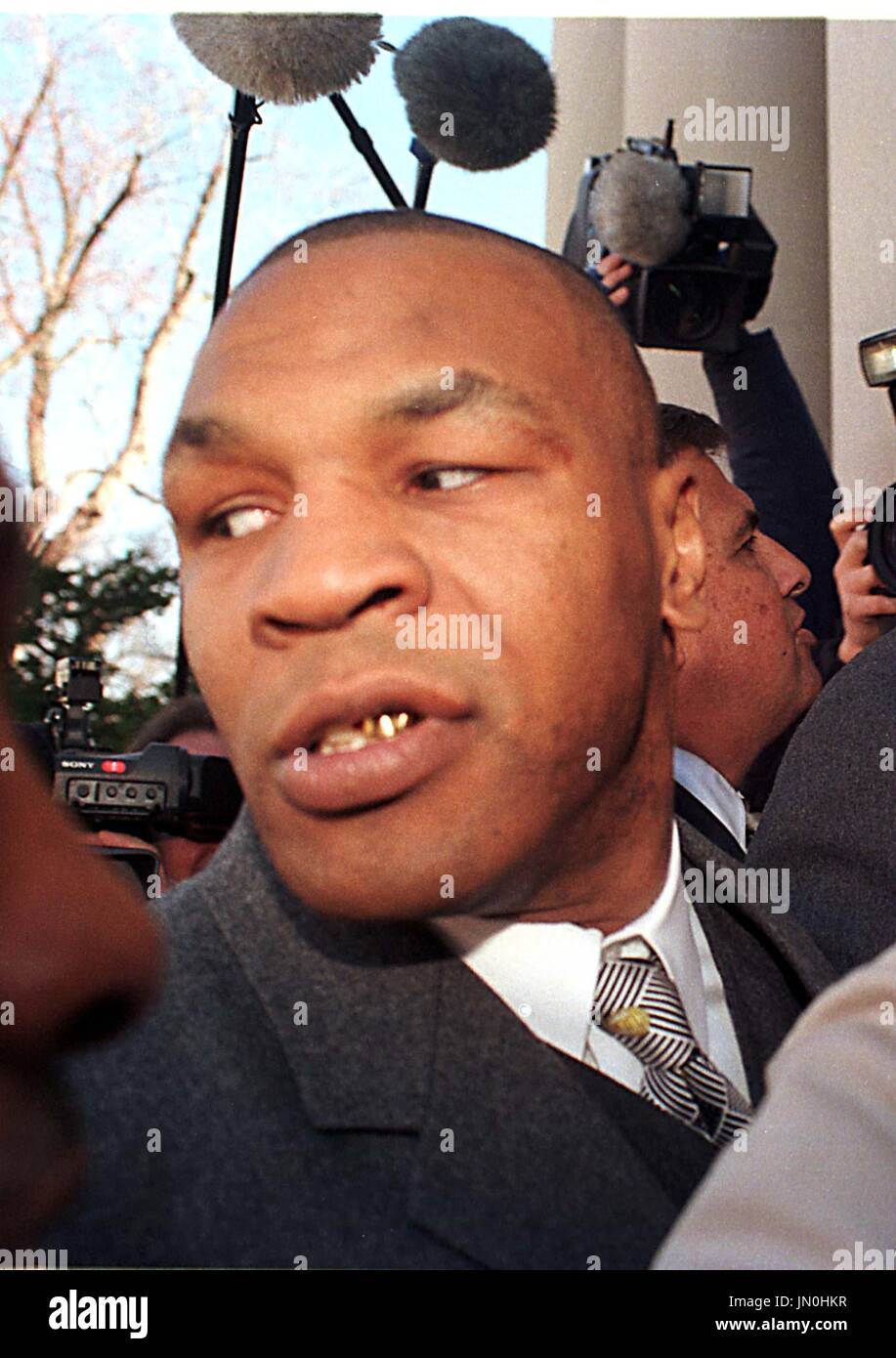 Former Boxing World Heavyweight Champion Mike Tyson arrives at court in ...