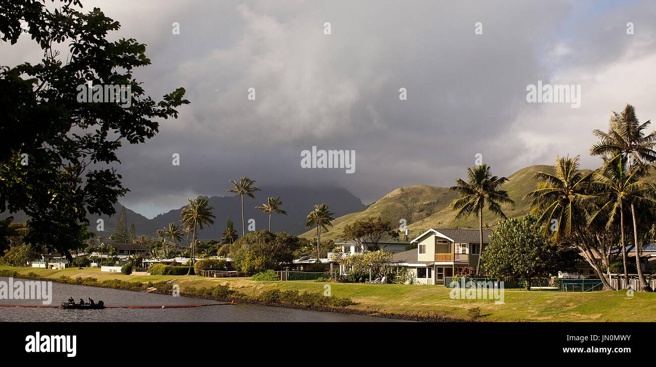 Security forces guard a canal as United States President Barack Obama's ...