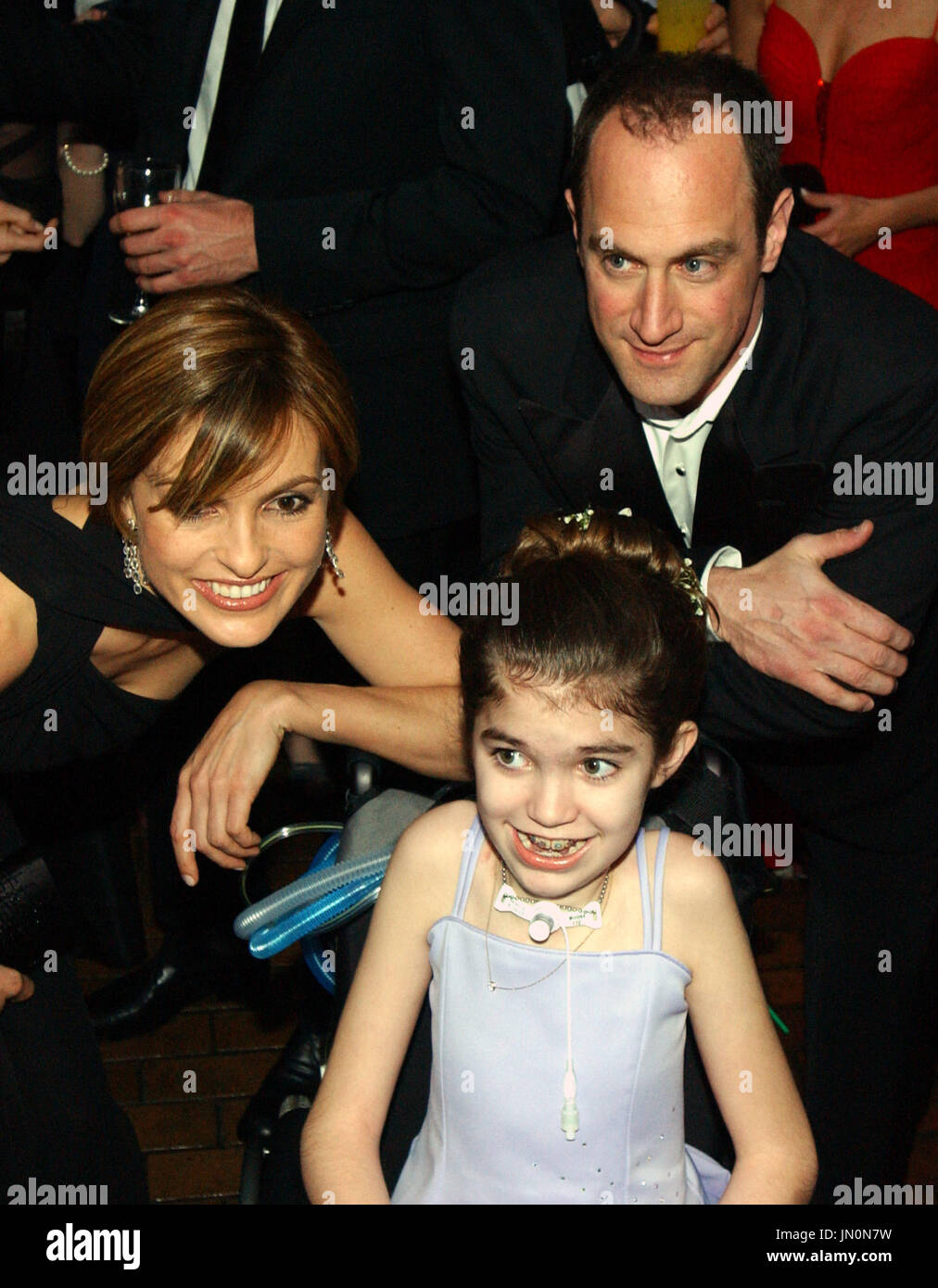 Mariska Hargitay and Christopher Meloni, stars of the NBC series "Law ...