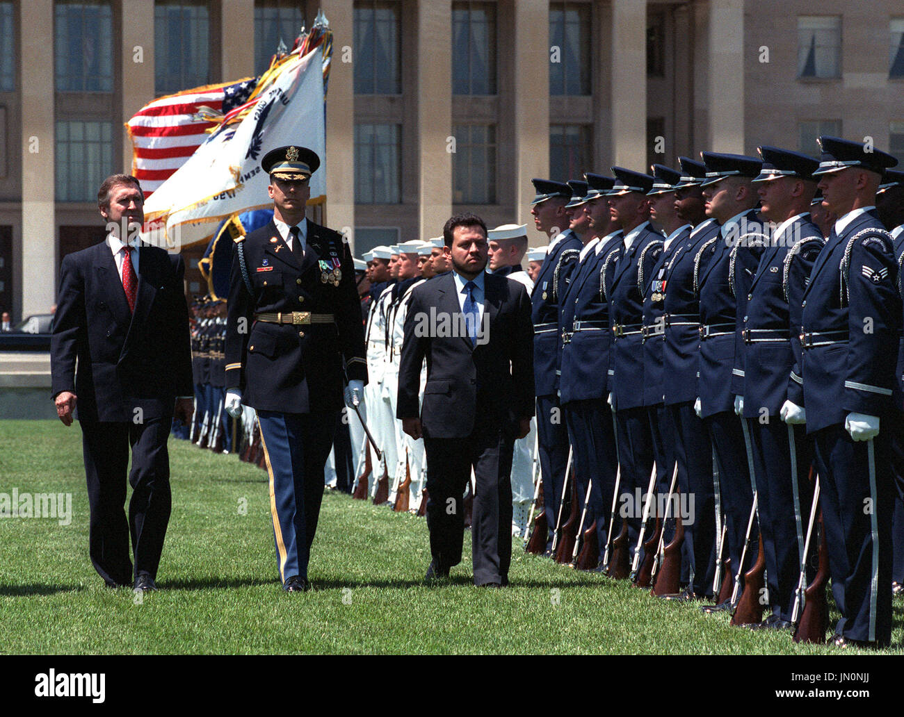 His Majesty King Abdullah II, (right), of the Hashemite Kingdom of ...