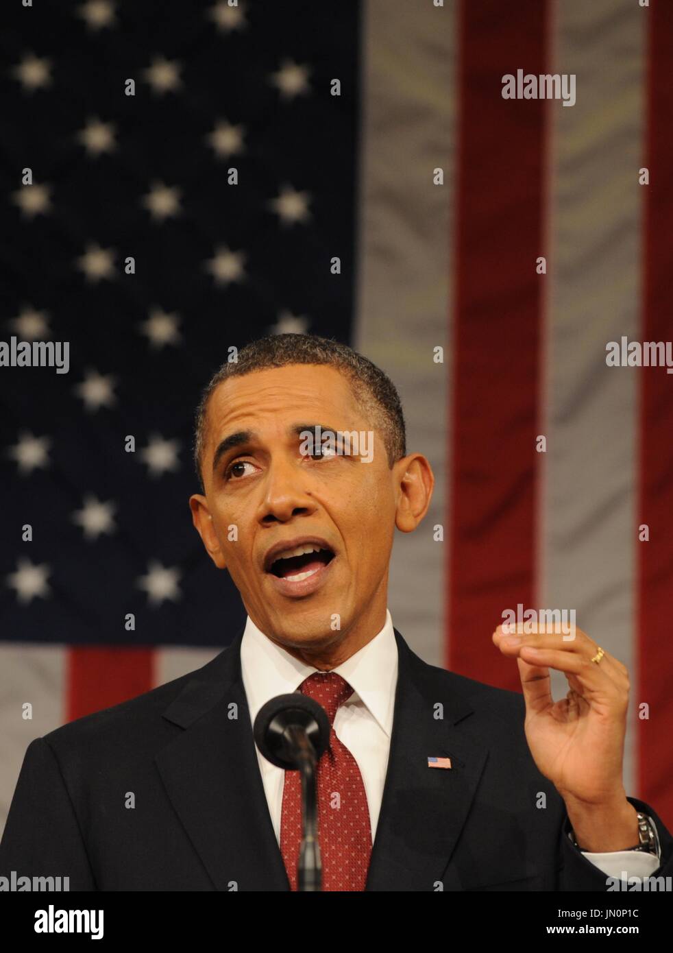 United States President Barack Obama delivers his State of the Union ...