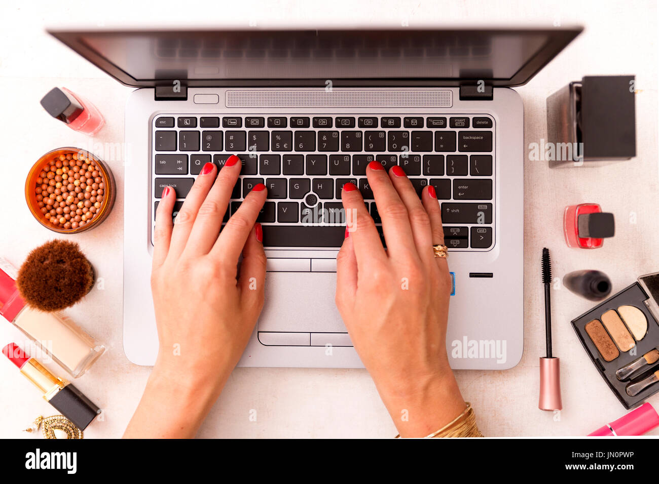 Fashion Blogger Computer