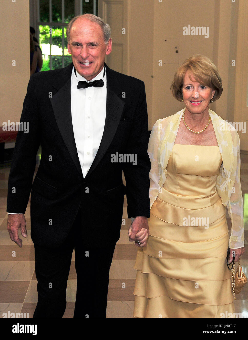 United States Senator Daniel Coats (Republican of Indiana) and his wife ...