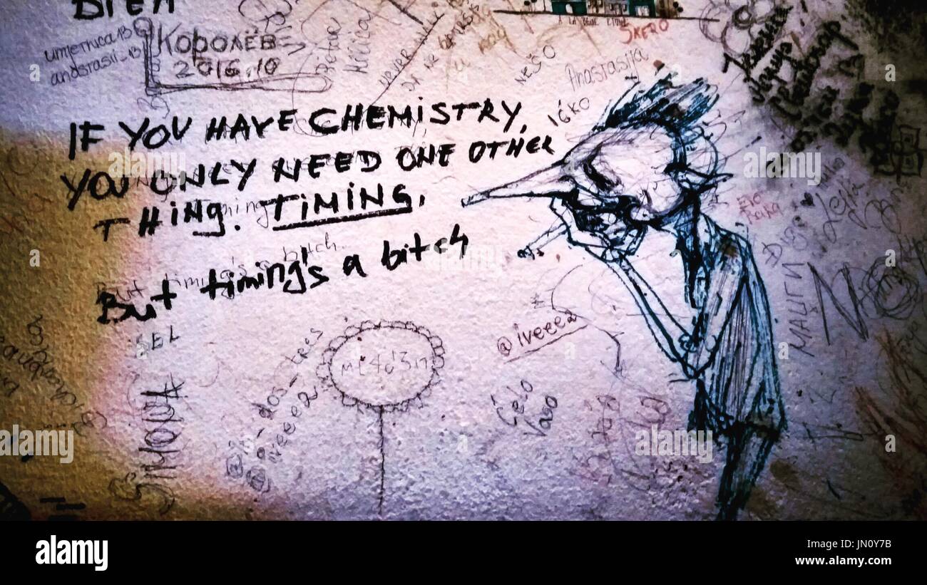 Graffiti chemistry hi-res stock photography and images - Alamy