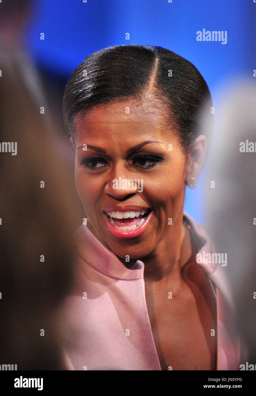 First Lady Michelle Obama arrives for a "celebration of country music ...