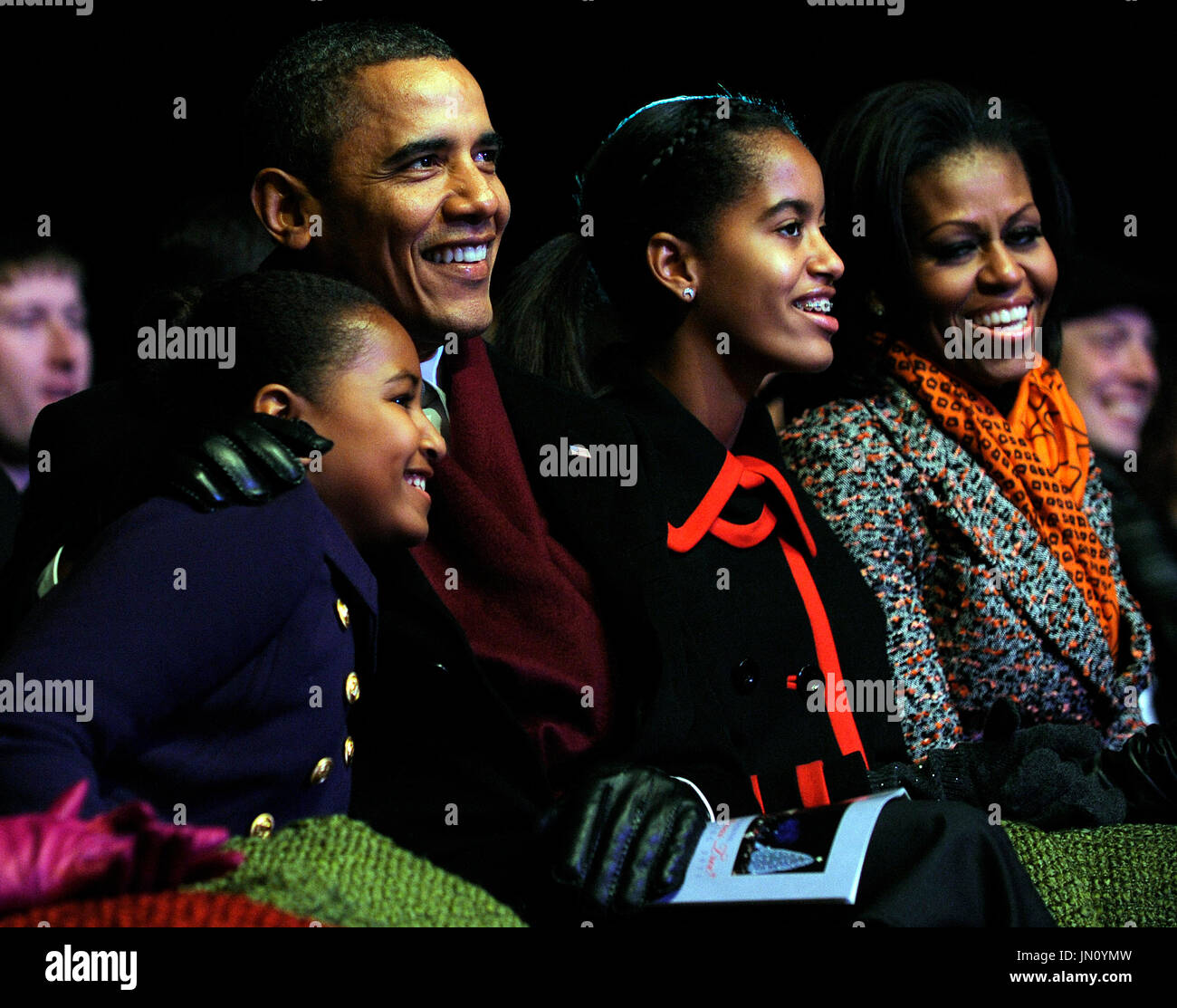United States President Barack Obama and the First Family participate ...