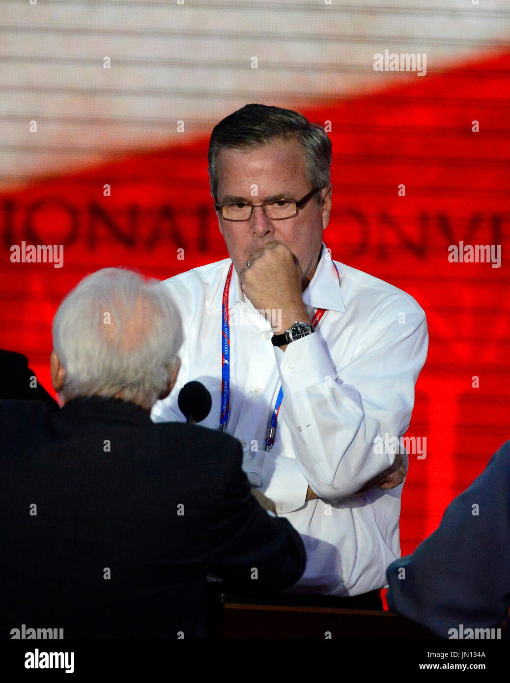 Former Governor Jeb Bush (Republican of Florida) participates in a ...