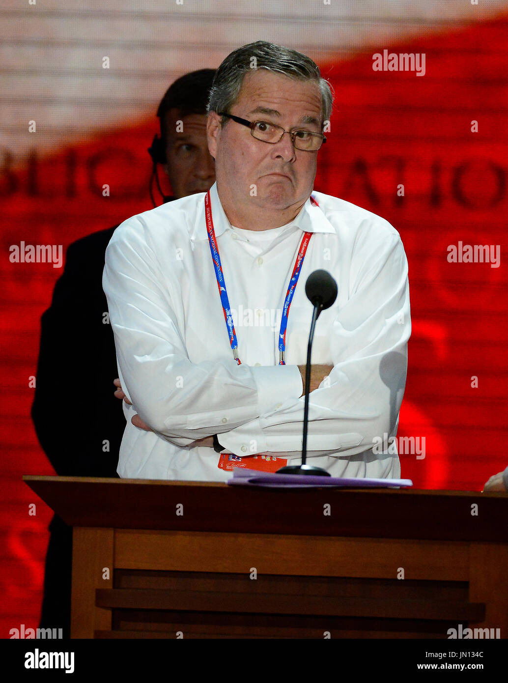 Former Governor Jeb Bush (Republican of Florida) participates in a ...