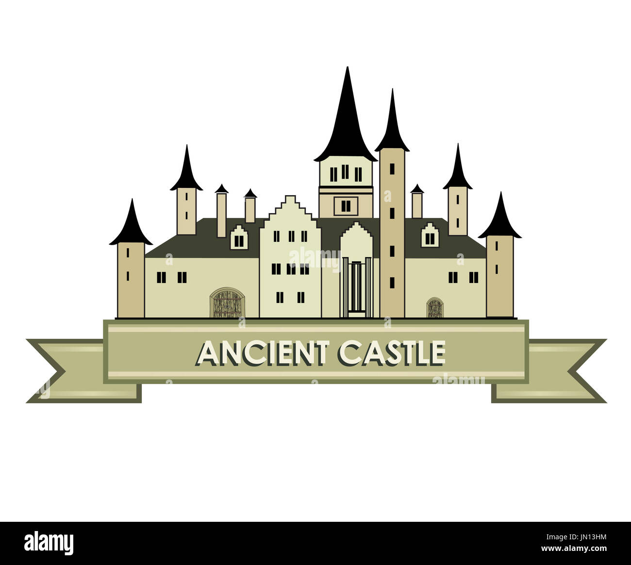 German residential design Cut Out Stock Images & Pictures - Alamy