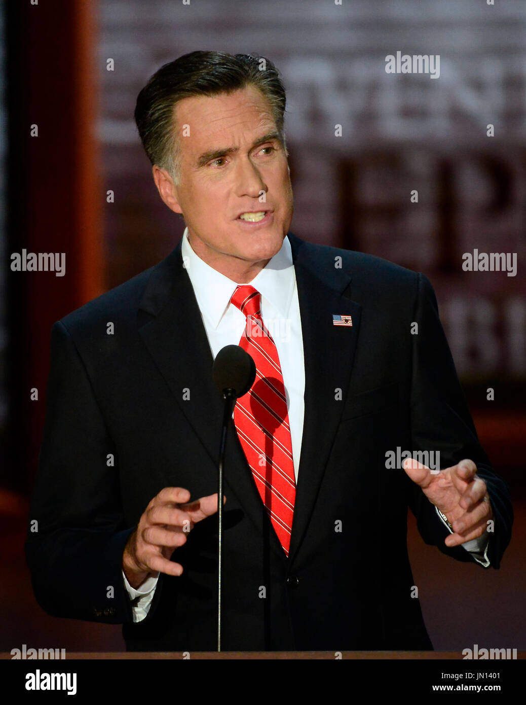 Mitt Romney, Republican nominee for President of the United States ...