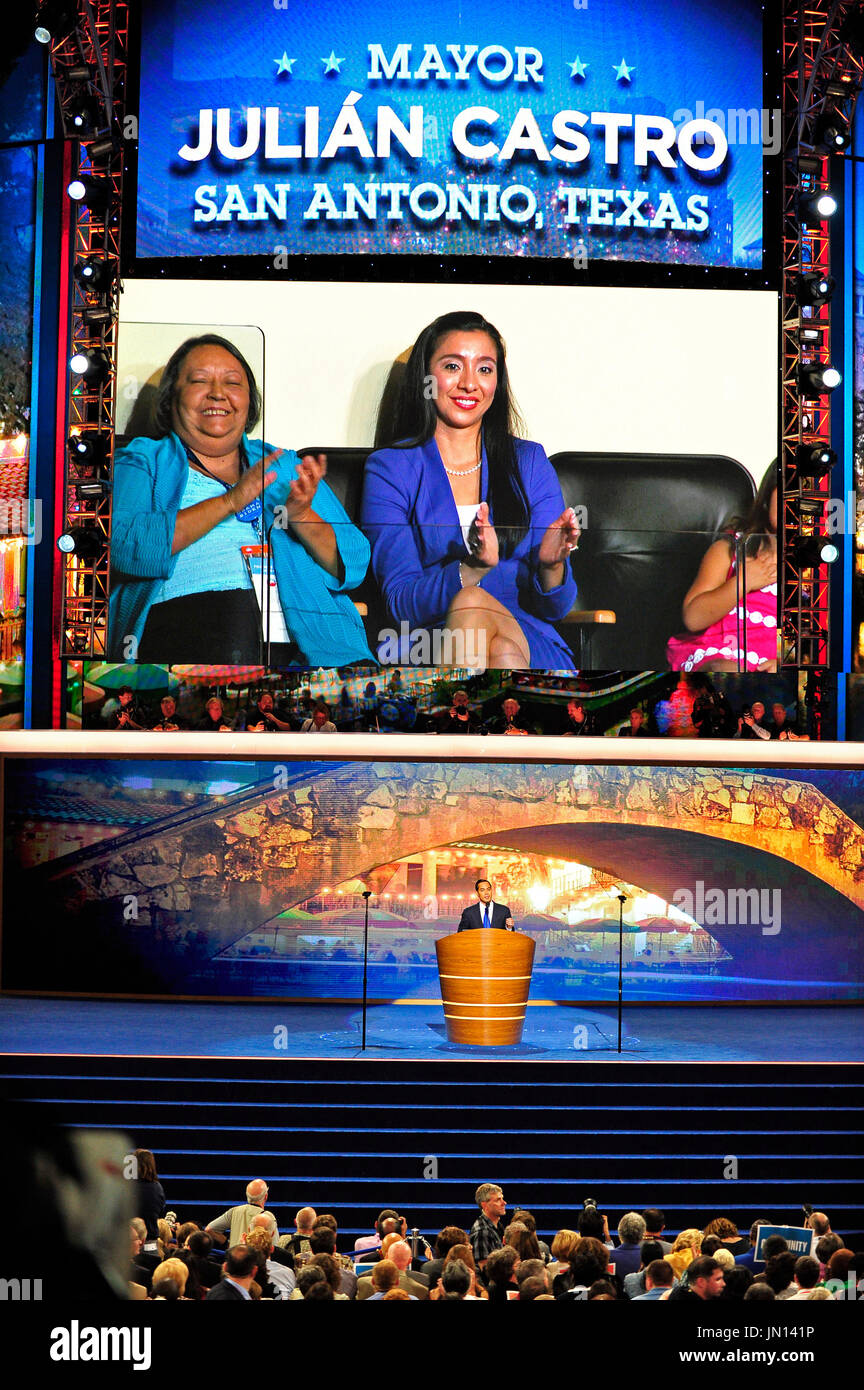 Mayor Julian Castro of San Antonio, Texas and candidate for the United ...