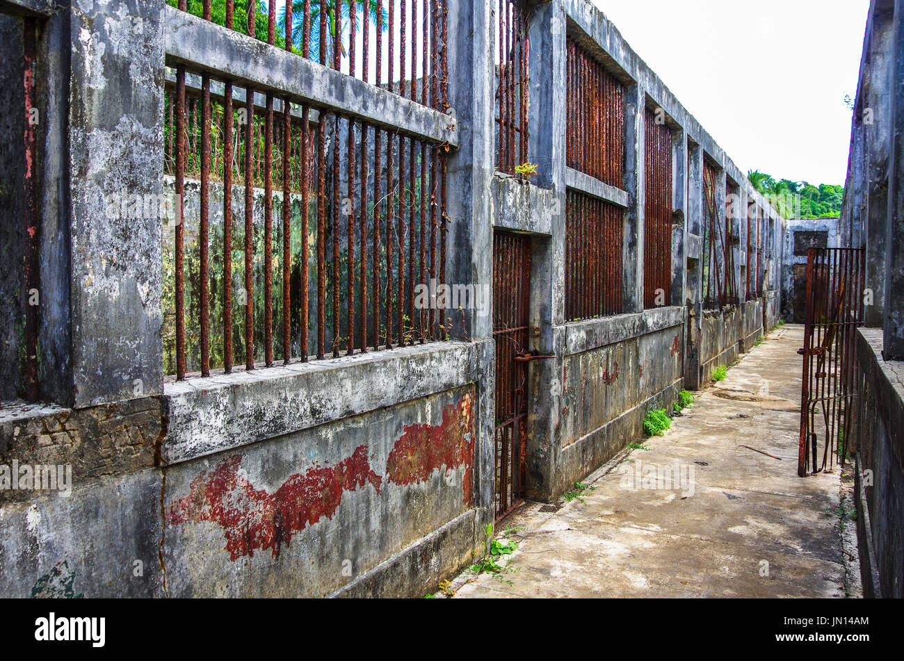 images from the old coiba island prision in Panama Stock Photo - Alamy
