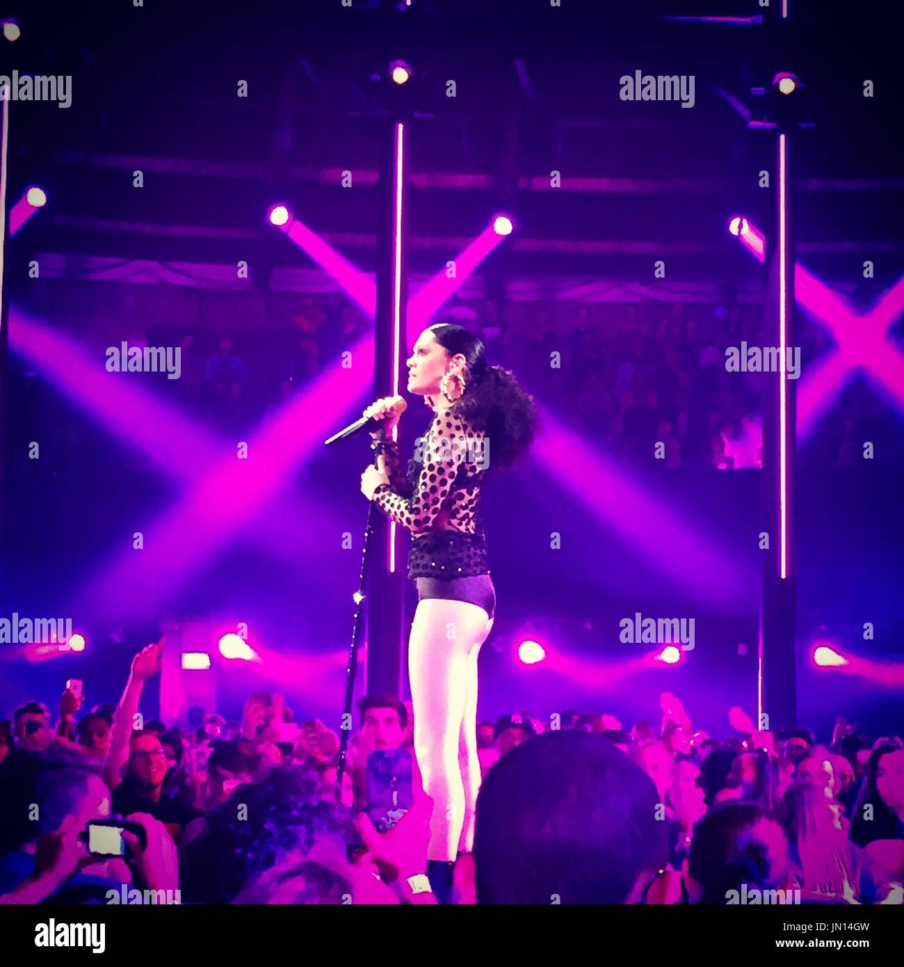 Pop Singer Performance High Resolution Stock Photography and Images - Alamy