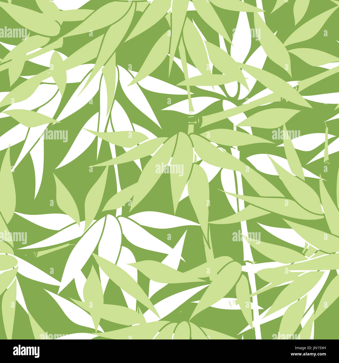 Floral seamless background. Bamboo leaf pattern. Floral seamless ...