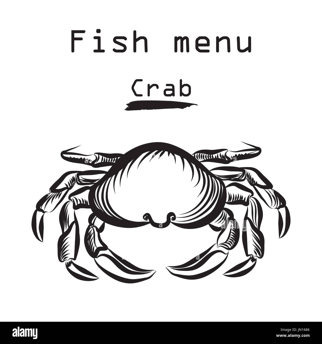 Crab poster Cut Out Stock Images & Pictures - Alamy
