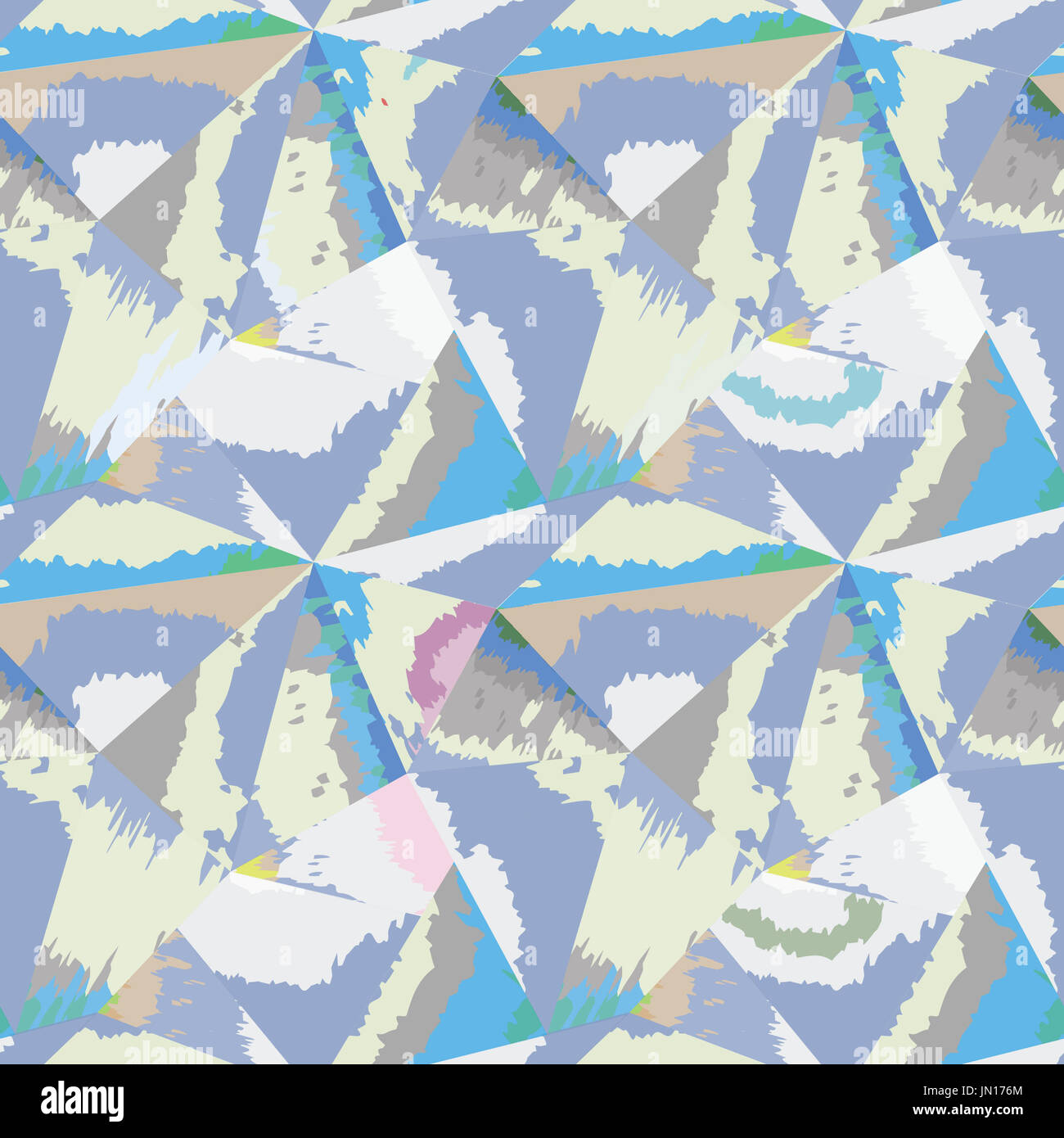 Abstract watercolor seamless pattern. Tiled geometric background Stock ...