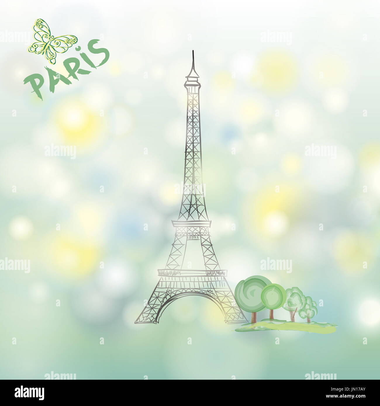 Blur background paris france hi-res stock photography and images - Alamy