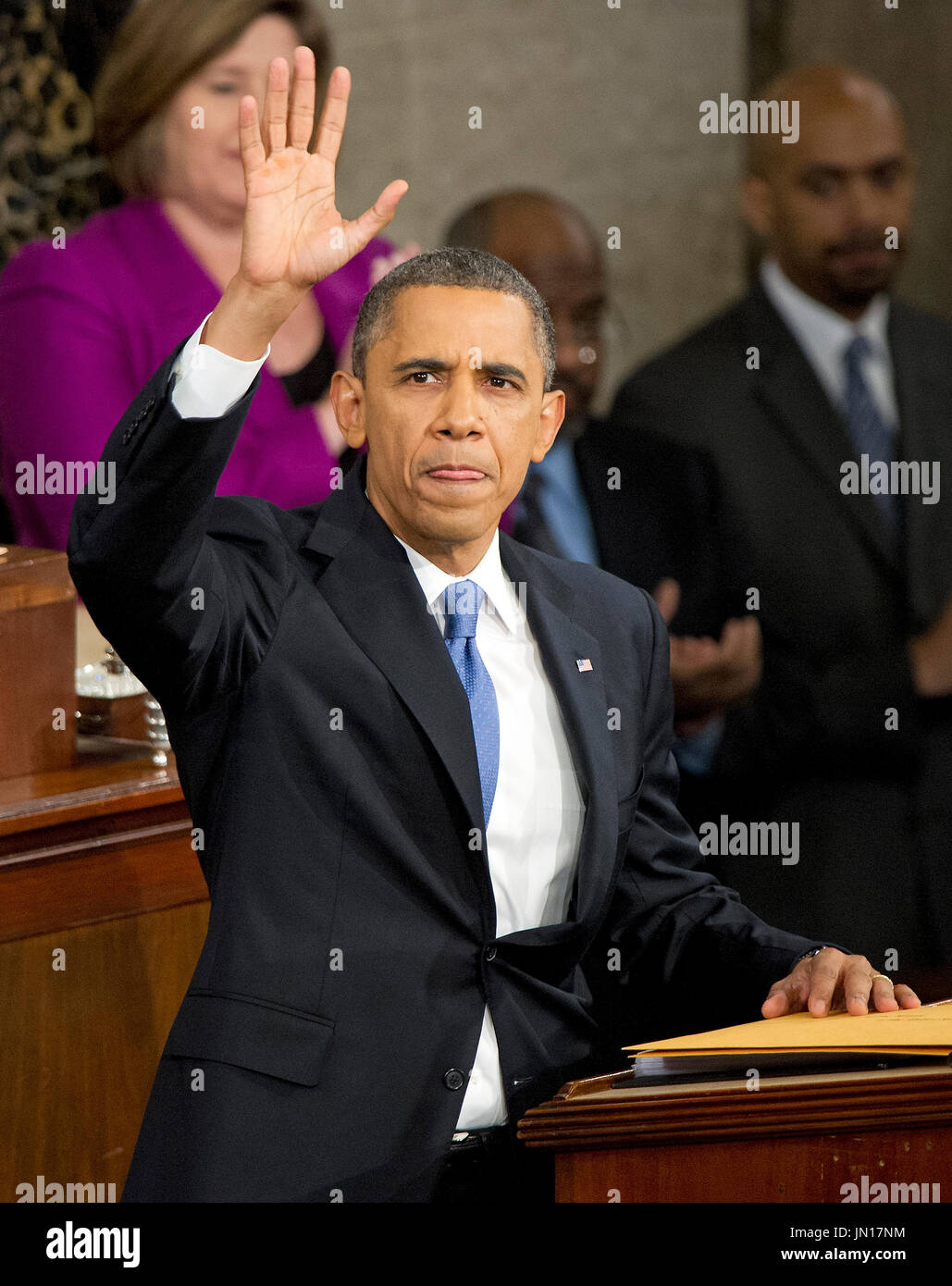 United States President Barack Obama delivers his State of the Union ...