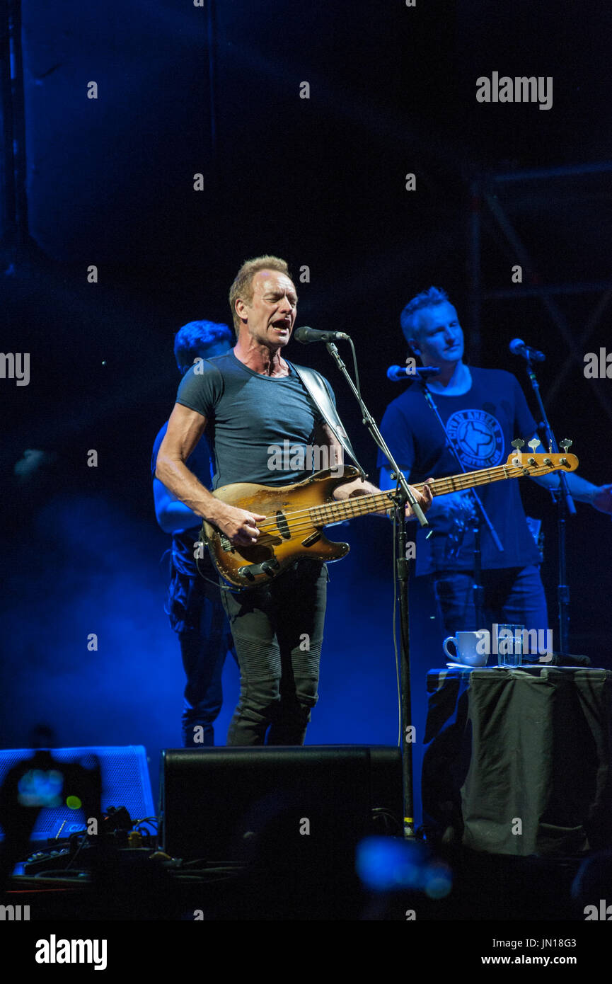 Sting singer pop group police hi-res stock photography and images - Alamy