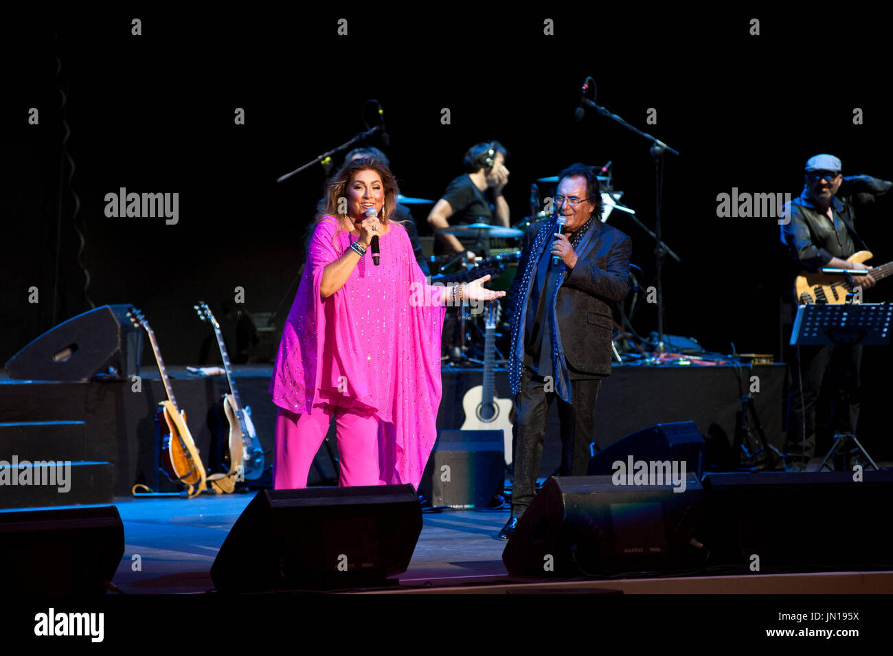 Rome, Italy. 28th July, 2017. Bano and Romina Power in concert at the ...